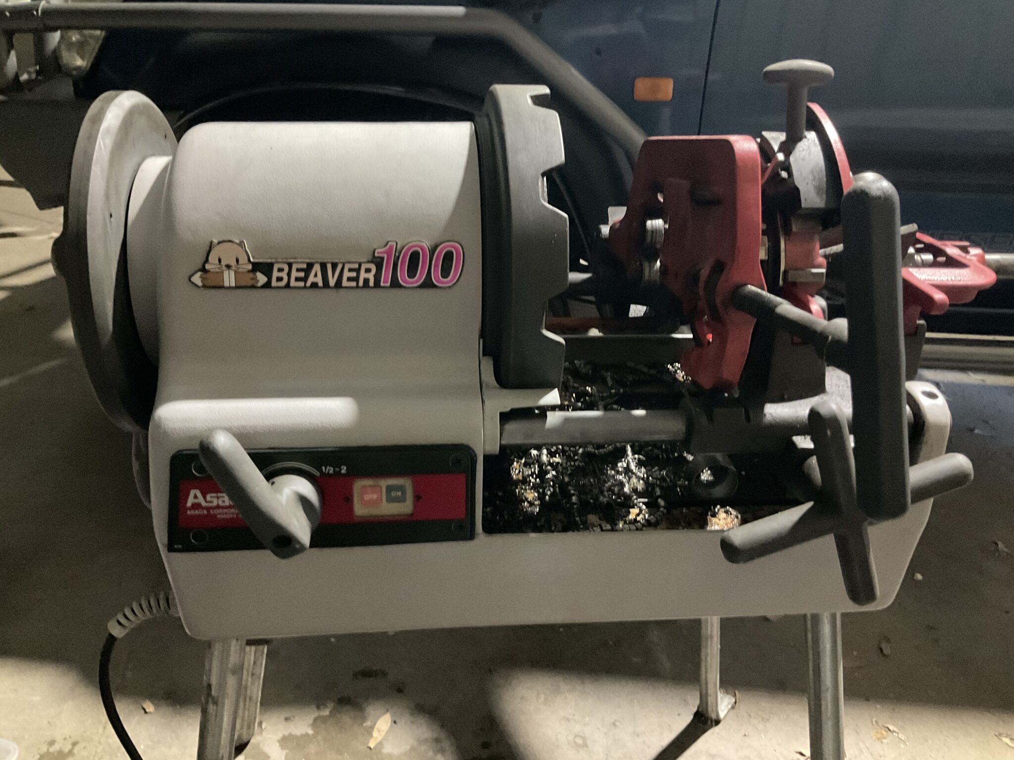 FOR SALE – ASADA Beaver 100 Pipe Threading Machine (plus UPP Pipe ...