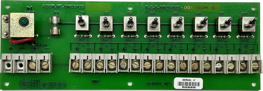 DR03173 Gilbarco Blue Box 8 x Switch (PCB) - Kentronics