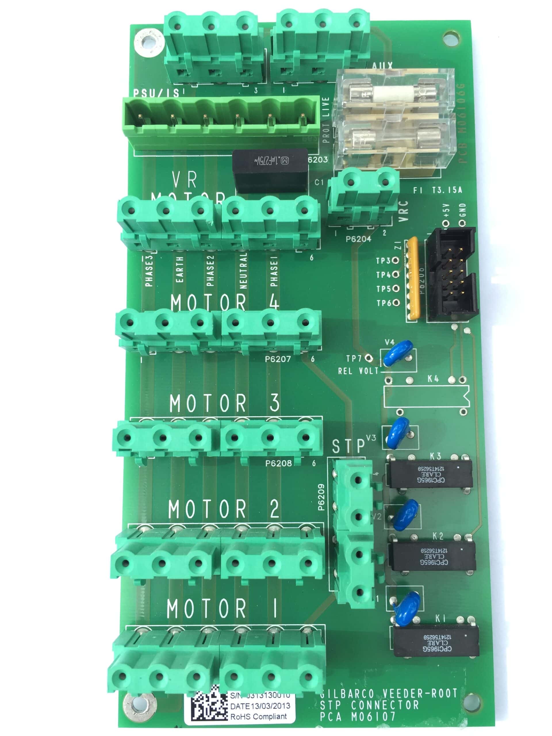 M06107 140-948-106 SK700 3 Phase STP AC Connector Board - Kentronics