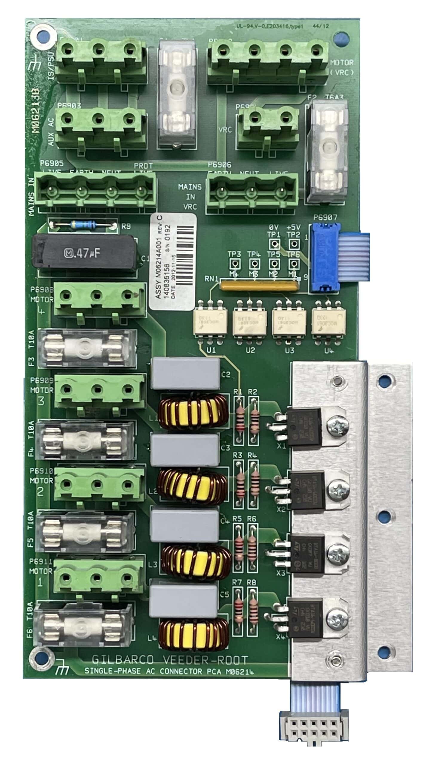 M06214 140-836-156 SK700 Single Phase STP AC Connector Board - Kentronics