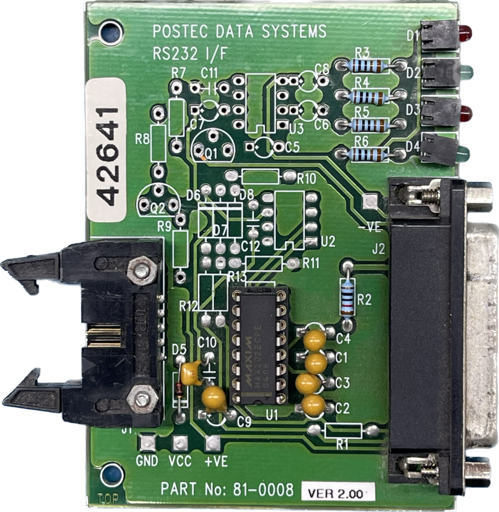 81-0008 RS232 Card - Kentronics