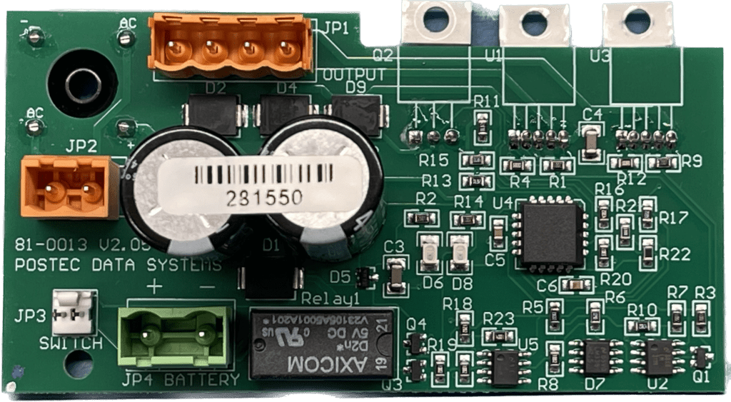 81-0013 POSTEC PCC4 Power Supply/Battery Charger V2.05 - Kentronics