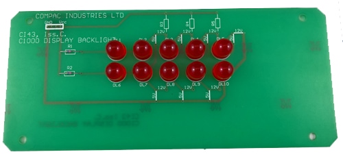 CI43 C1000 LED Backlight PCB For Litre Display - Kentronics